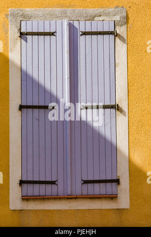 Colorful windows in Souther Provence region of France Stock Photo - Alamy