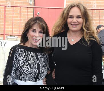Kate Linder and Catherine Bach at the Hollywood Chamber Of Commerce's ...