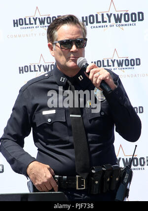 HOLLYWOOD, CA - SEPTEMBER 6: Captain Cory Palka, at Hollywood Chamber ...