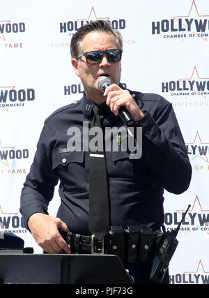 HOLLYWOOD, CA - SEPTEMBER 6: Captain Cory Palka, at Hollywood Chamber ...