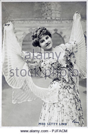 Letty Lind, an English actress, singer, dancer and acrobat, best known ...