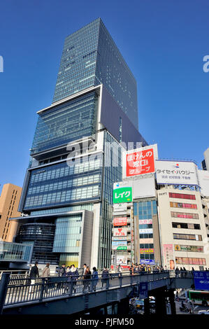 Japan, Honshu, Tokyo, Shibuya, Shibuya Subway Train Station, Bi-lingual ...