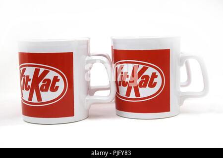 Vintage Ceramic Promotional Kit Kat Mug Stock Photo - Alamy