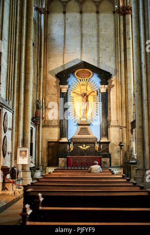 The Cross of Gero in Cologne Cathedral Stock Photo - Alamy