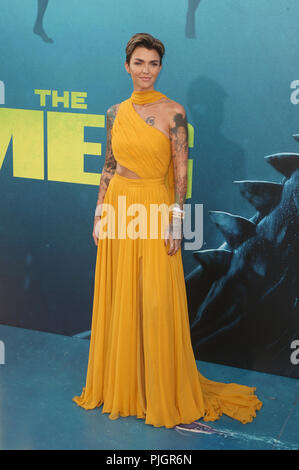 Ruby Rose at Warner Bros. "THE MEG" U.S. Premiere held at the TCL ...