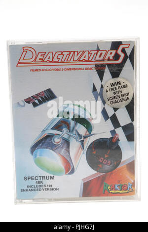 1980's Computer Game Deactivators Spectrum 48K Cassette Stock Photo - Alamy