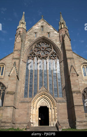 Facade of Cathedral Church; Worcester; England; UK Stock Photo - Alamy
