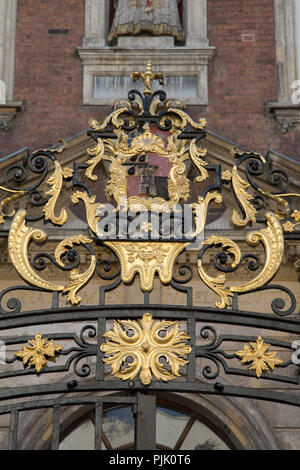 Entrance Gate at City Hall, Worcester; England; UK Stock Photo - Alamy