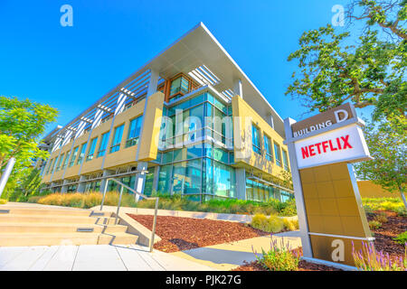 Los Gatos, California, United States - August 12, 2018: Netflix Logo ...