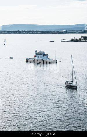 Former Lighthouse Dyna Fyr Oslo Norway Stock Photo - Alamy