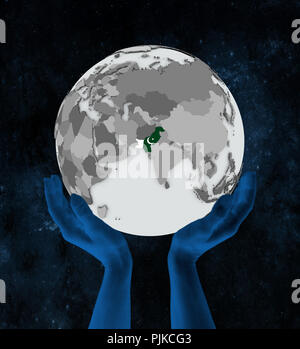 Pakistan country flag in sphere with white shadow Stock Photo - Alamy