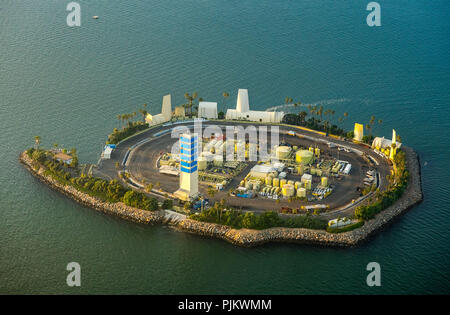 Oil Island Off Long Beach, White Island, THUMS T-3 Island White, Long ...