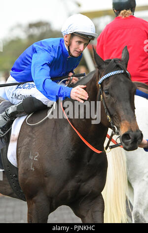 Jockey James McDonald returns to the scale after riding Best Of Days to ...