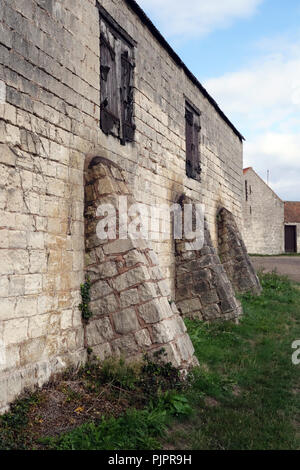 Buttress Support Wall on 17th Century Barn on the Sandbeck Park Estate ...