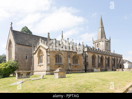 Parish Church of St Andrew, Chippenham, Wiltshire, England, UK Stock ...