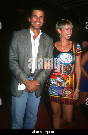 HOLLYWOOD, CA - SEPTEMBER 22: (L-R) Jami Schahn and actor Corin Nemec ...