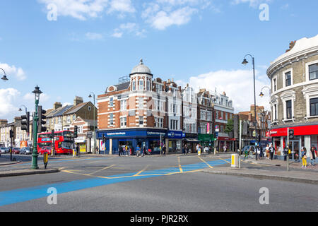 Junction of Tooting High Street and Mitcham Road, Tooting, London ...