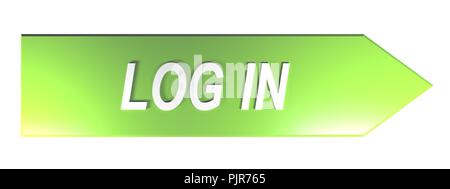 CONNECT on green arrow - 3D rendering Stock Photo - Alamy