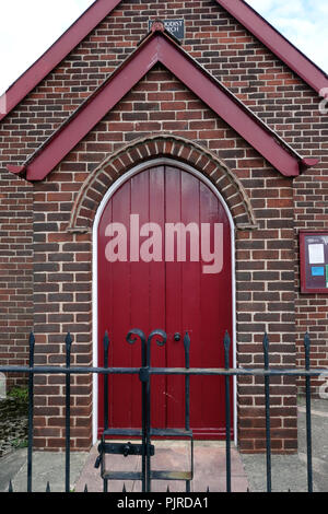 Woodsetts Methodist Church Hall frontage, in South Yorkshire, England ...