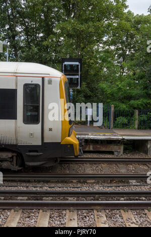 southeastern railway train operating company trains in the platforms at ...