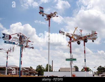 Vollis Simpson Whirligig Park in Wilson, NC, showcases over 30 of ...
