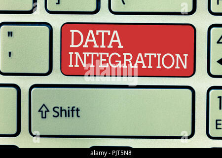 Word writing text Data Integration. Business photo showcasing ...