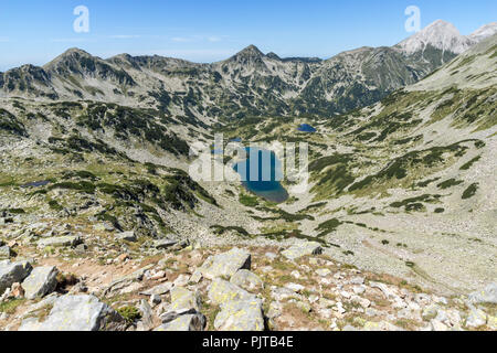 Amazing landscape of The Long Lake, Pirin Mountain, Bulgaria Stock ...