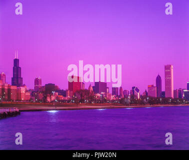 1991 HISTORICAL CHICAGO HARBOR CHICAGO WATERFRONT LAKE MICHIGAN ...