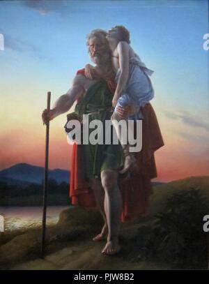 This artwork by Gerard Francois Pascal Simon depicts the end of the myth of Cupid and Psyche, a ...