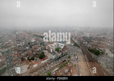 The South Tower, Tour du Midi or Zuidertoren, Brussels, Belgium Stock ...