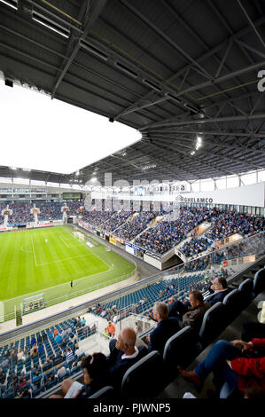 The Ghelamco Arena football stadium from football club KAA Gent in ...
