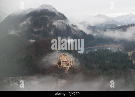 Hohenschwangau castle (Schloss Hohenschwangau) - based - Bavaria ...