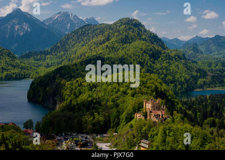 Hohenschwangau castle (Schloss Hohenschwangau) - based - Bavaria ...