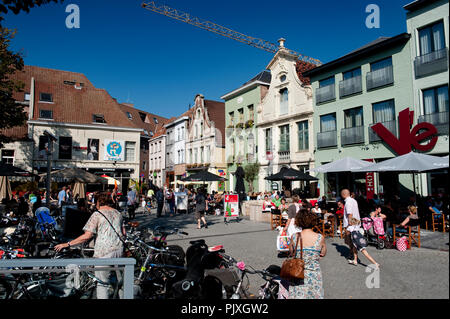 The Vismarkt in Mechelen (Belgium, 01/10/2011 Stock Photo - Alamy