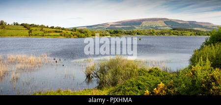 Ireland, Co Leitrim, Keshcarrigan, Lough Scur and Sliabh an Iarainn ...