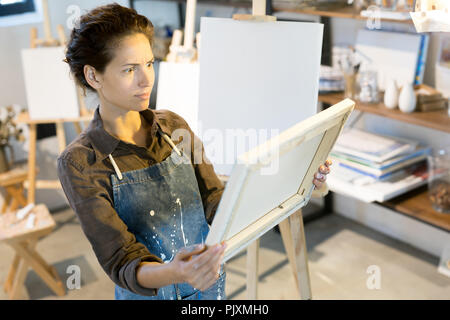 creative inspiration painting art confused artist Stock Photo - Alamy
