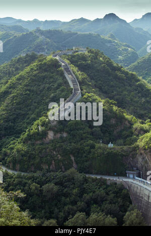 Badaling Great Wall of China/National Forest Park Stock Photo - Alamy