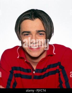 Ben Adams von "A1", britische Boyband bei einem Promoshooting in ...