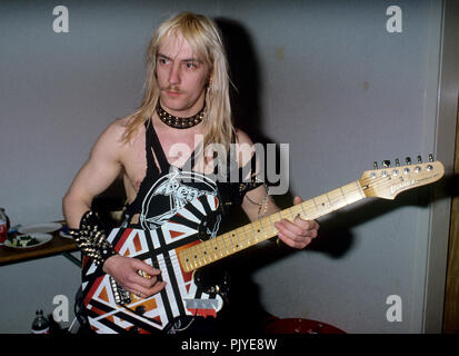 Jeffrey „Mantas“ Dunn (Venom) on 07.02.1984 in München / Munich ...