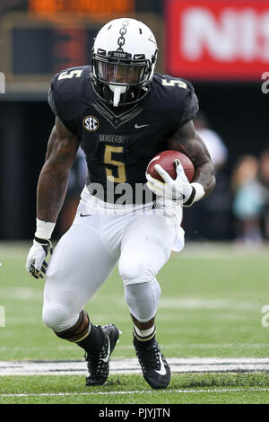 Vanderbilt running back Ke'Shawn Vaughn plays against ETSU in the first ...