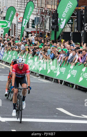 Alex Paton of Canyon Eisberg racing in the elite men's 2018 OVO Energy ...