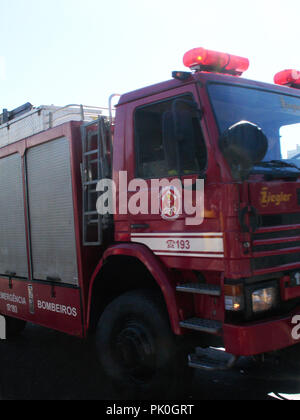 Firefighter truck São Paulo, Brazil Stock Photo - Alamy
