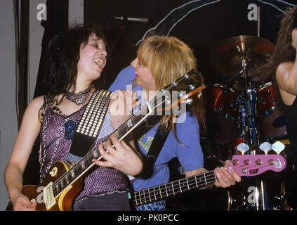 Girlschool (v.l. Gil Weston, Cris Bonacci, Denise Dufort, Kim McAuliffe ...