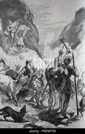 Migration Period . Germanic Tribes, 4th-6th century. The Goths pass the ...