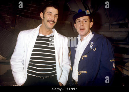 Paul Rutherford (l) und Holly Johnson (Frankie Goes To Hollywood) on 01 ...