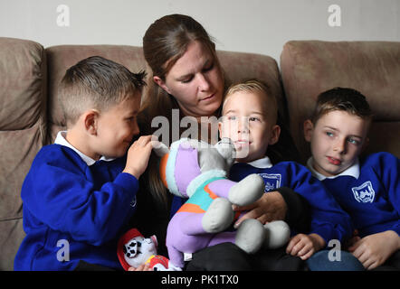 Four year old Alexander Pickering, known as Xander, who has had five ...