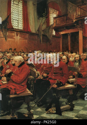 Von Herkomer, The Last Muster Stock Photo - Alamy
