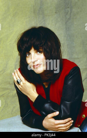 Nena, deutsche Popmusikerin, in Berlin, Deutschland 1989. German pop ...