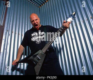 Bassist Tim King von "Soil", amerikanische Alternative Metal Band, in ...