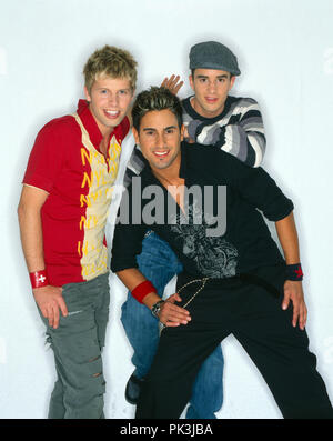 "B3", amerikanische Boygroup, bei einem Promoshooting, Deutschland 2000 ...